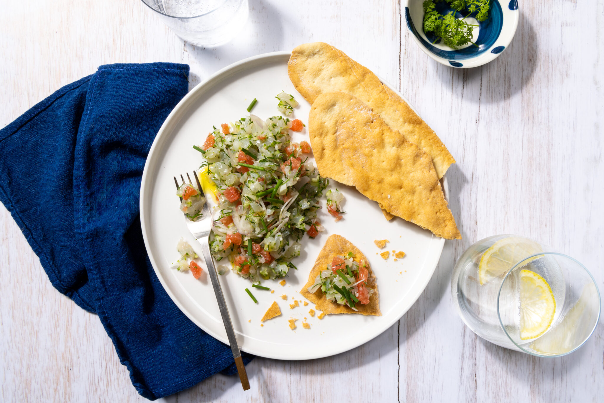 Snapper Tartare with Ruby Grapefruit – Sydney Fish Market