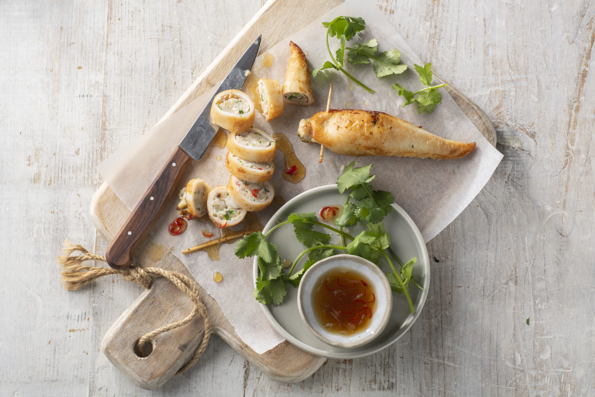 Vietnamese-style Stuffed Squid with Asian Slaw – Sydney Fish Market